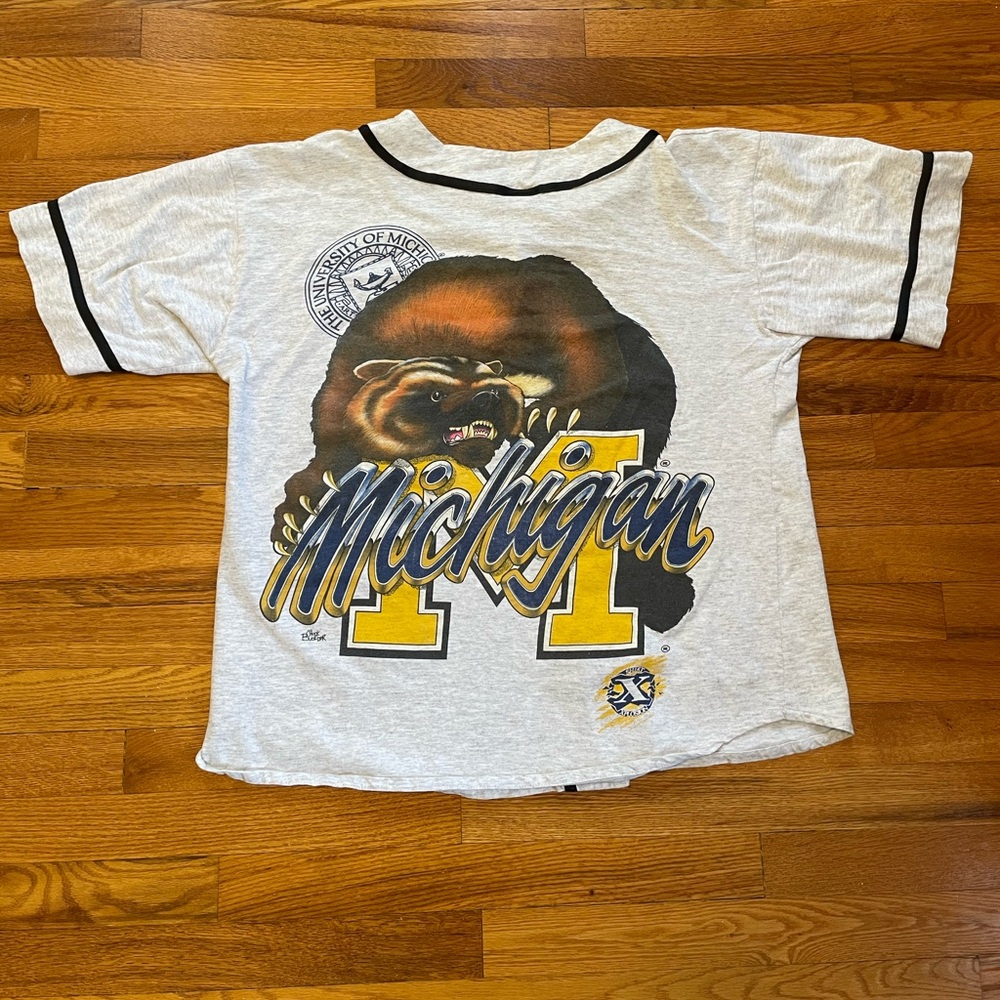 Insane 90s University Of Michigan Wolverines Vintage … - Gem